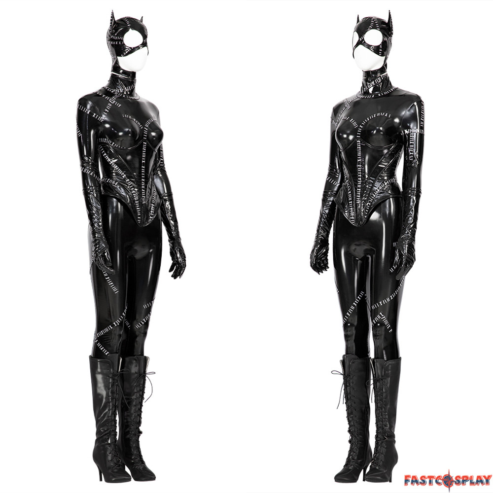 Batman Returns 1992 Catwoman Cosplay Costume