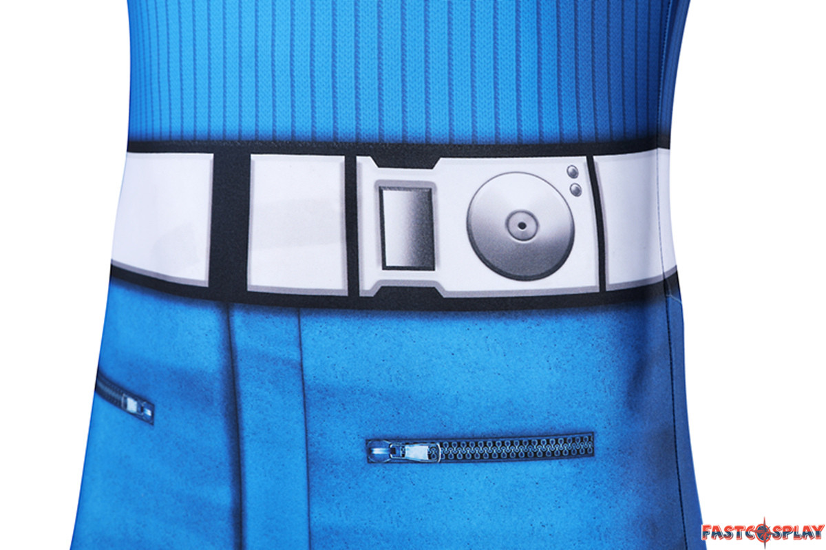 Fantastic Four Human Torch Johnny Storm Cosplay Jumpsuit