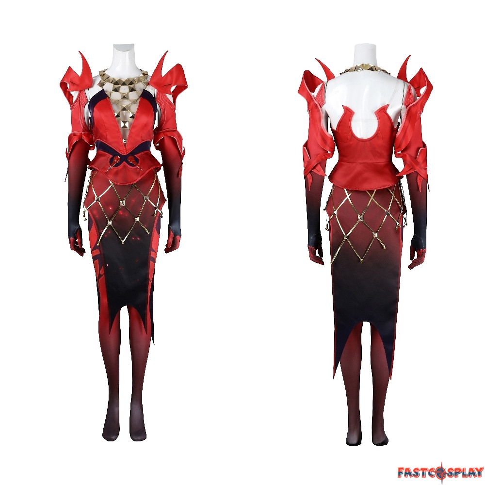 Marvel Rivals Scarlet Witch Emporium Matron Cosplay Costume