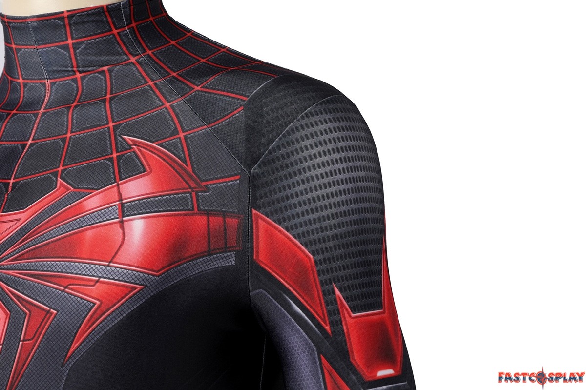 PS5 Spider-Man Miles Morales Advanced Tech Suit Cosplay Jumpsuit