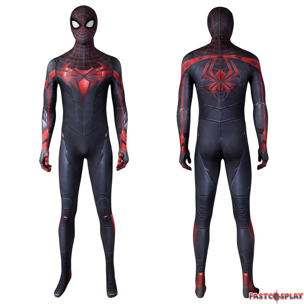 PS5 Spider-Man Miles Morales Advanced Tech Suit Cosplay Jumpsuit