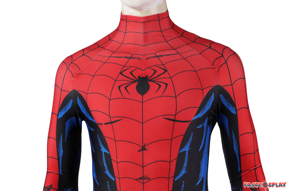 PS5 Spider-Man Vintage Comic Book Suit Jumpsuit