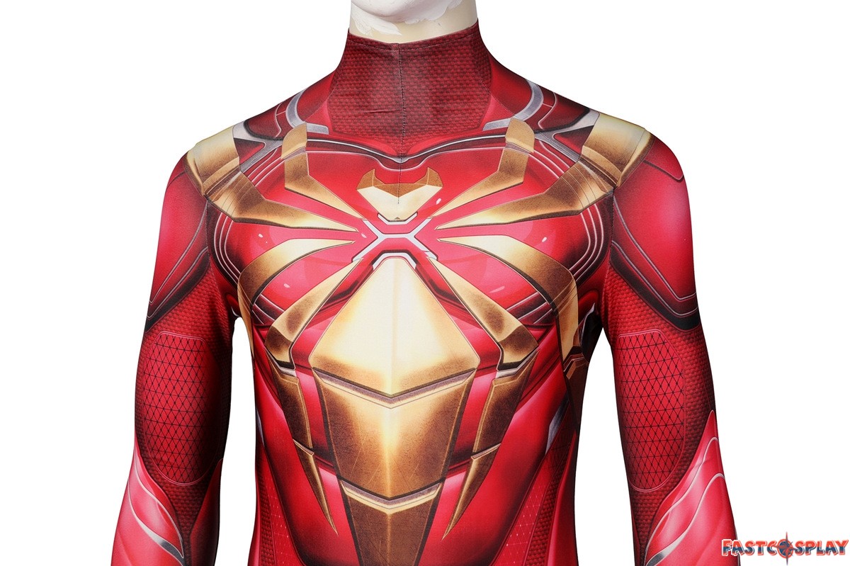 Spider-Man Iron Spider Armor Cosplay Jumpsuit