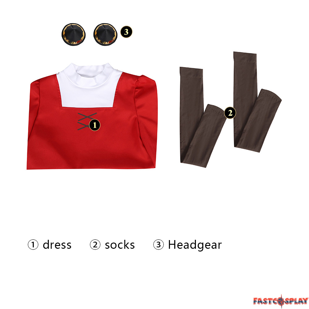 Spy x Family Code: White Anya Forger Cosplay Costume