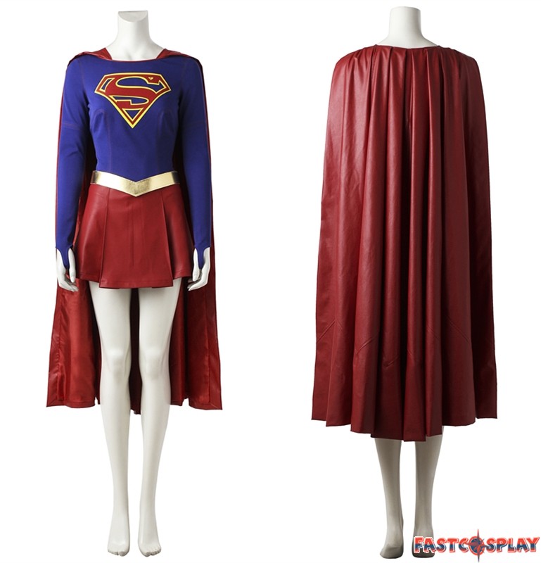 Supergirl Kara Zor El Danvers Cosplay Costume Deluxe Version