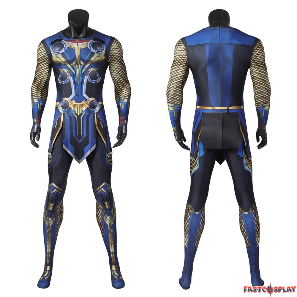 Thor: Love and Thunder Thor Cosplay Jumpsuit with Cloak
