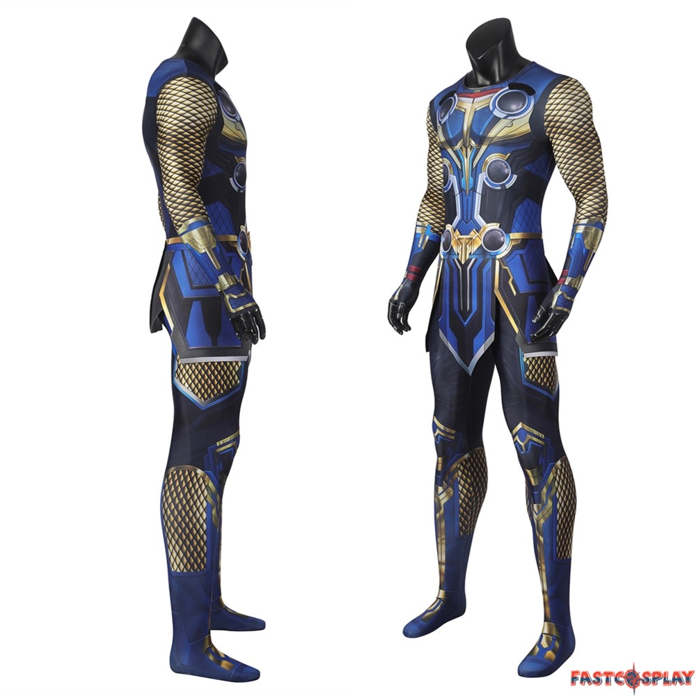 Thor: Love and Thunder Thor Cosplay Jumpsuit with Cloak