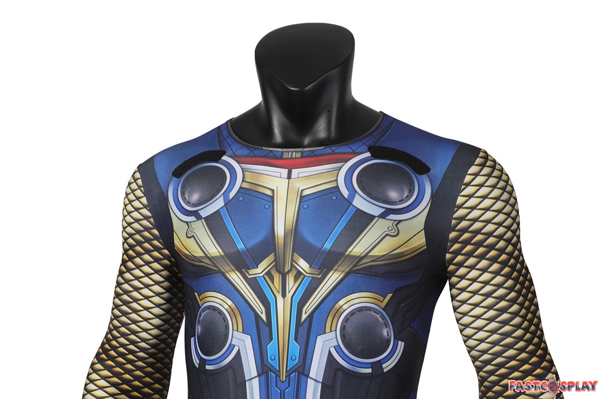 Thor: Love and Thunder Thor Cosplay Jumpsuit with Cloak