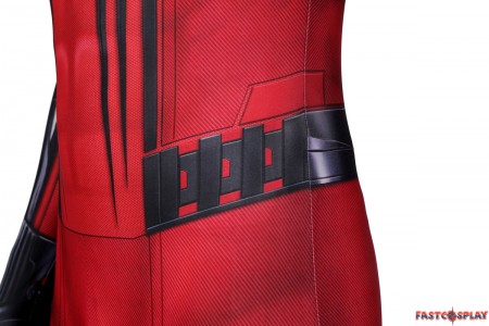 PS5 Spider-Man Crimson Cowl Suit Cosplay Jumpsuit